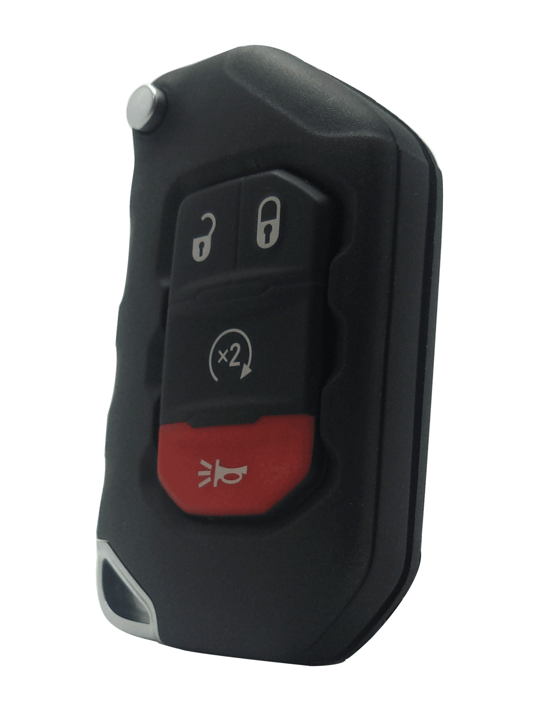 Jeep Keyless Entry Flip Key Car Remote - 4-Button with Remote Start