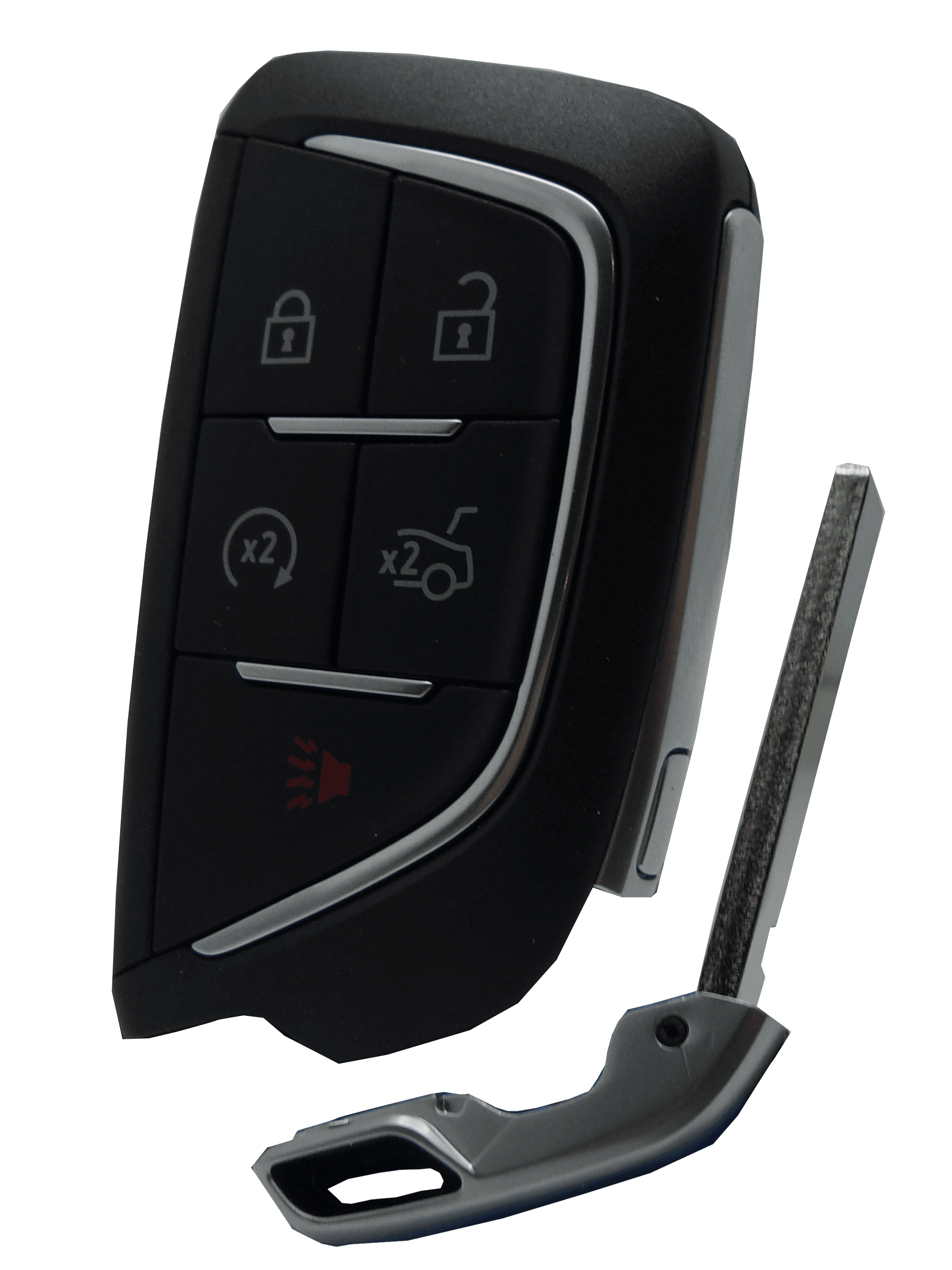 Cadillac Smart Key - 5 Button with Lock, Unlock, Remote Start, Trunk ...