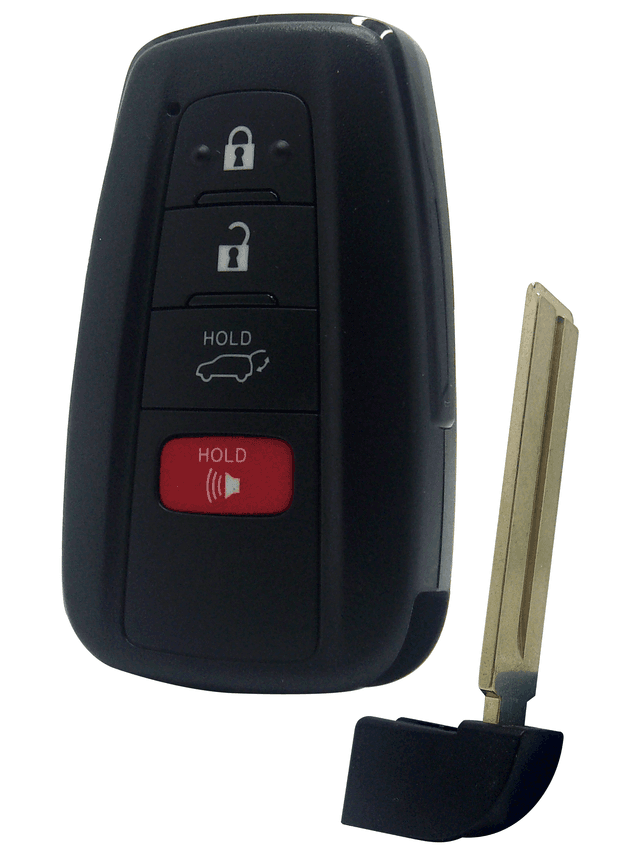Toyota Keyless Entry Smartkey Car Remote - 4-Button with Hatch